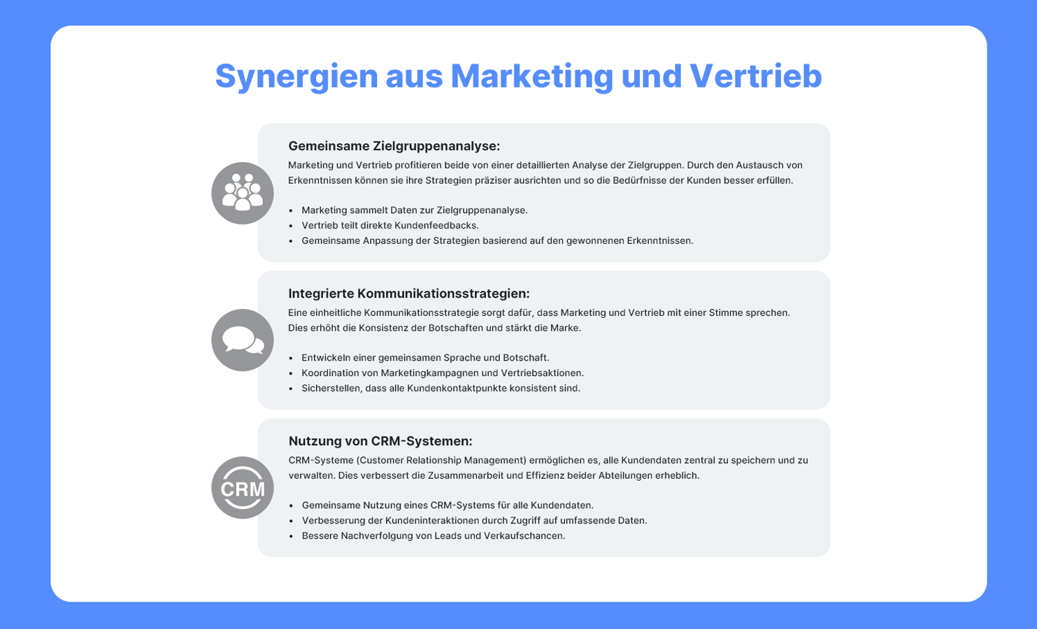 Marketing und Vertrieb: Synergien für mehr Erfolg & Umsatz